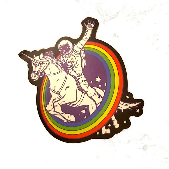 Other | Rainbow Unicorn Spaceman Astronaut Explorer Star Sky Traveler ...